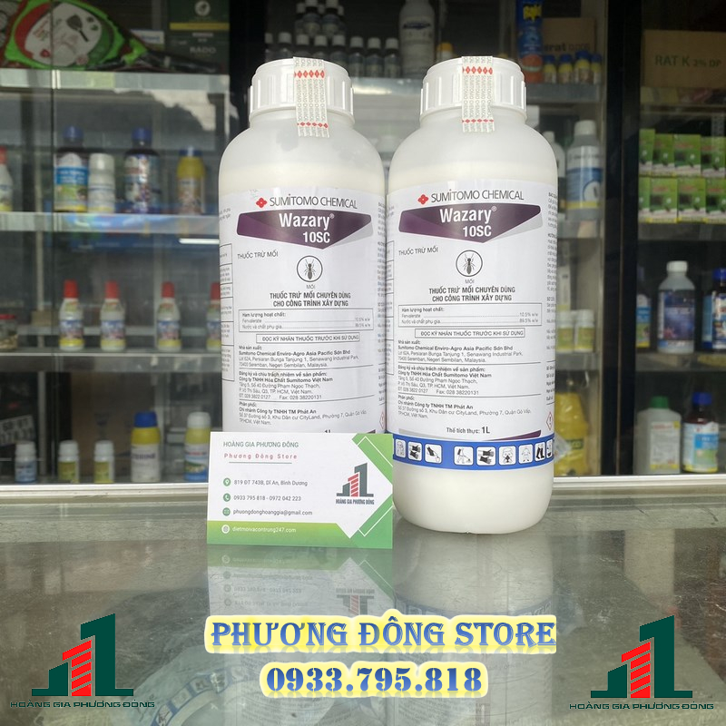 Thuốc diệt mối và phòng mối Wazary 10SC