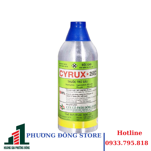 Thuốc trừ sâu Cyrux 25EC