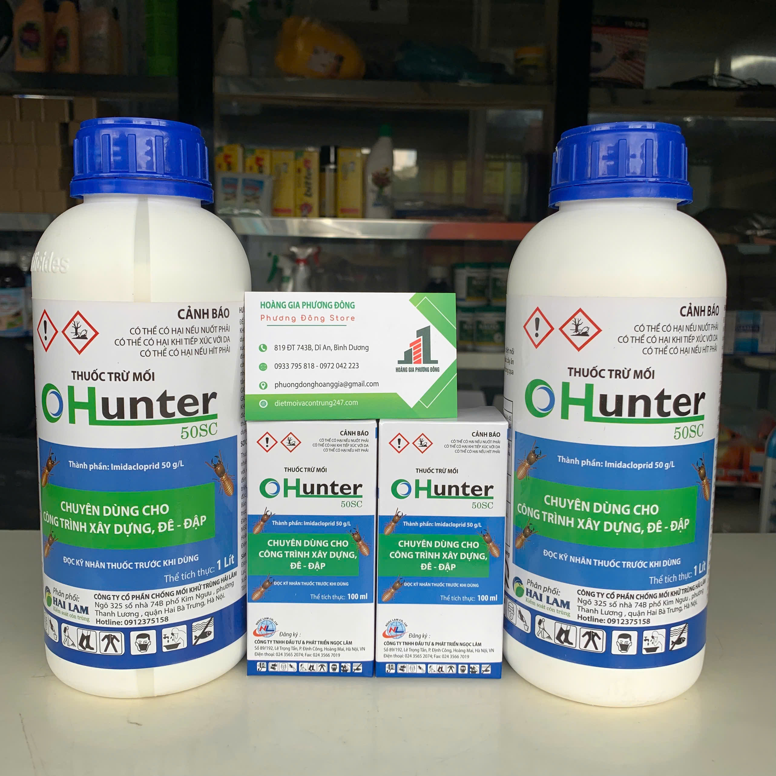 Thuốc diệt mối và phòng mối Hunter 50SC