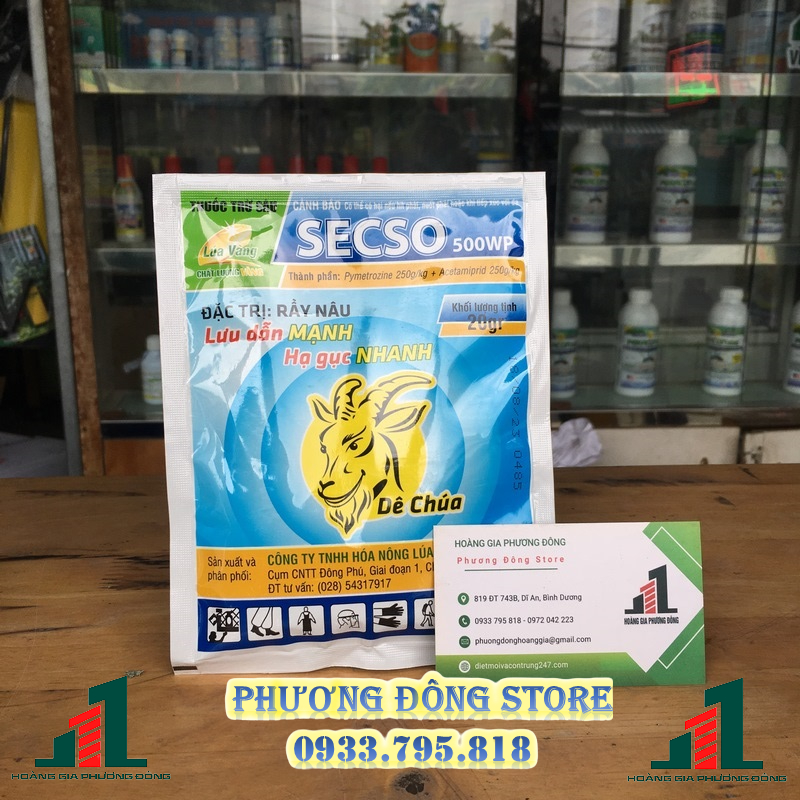 Thuốc trừ sâu Secso 500WP Dê chúa