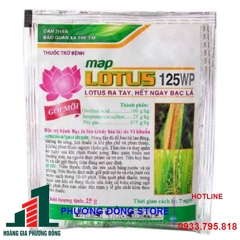 Thuốc trừ bệnh Map Lotus 125WP