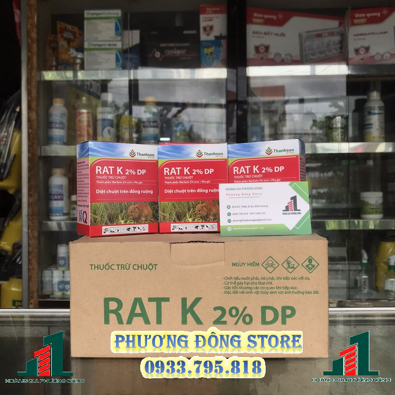 Thuốc diệt chuột Rat K 2%DP