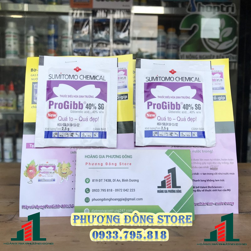 Thuốc điều hòa sinh trưởng Progibb 40%SG